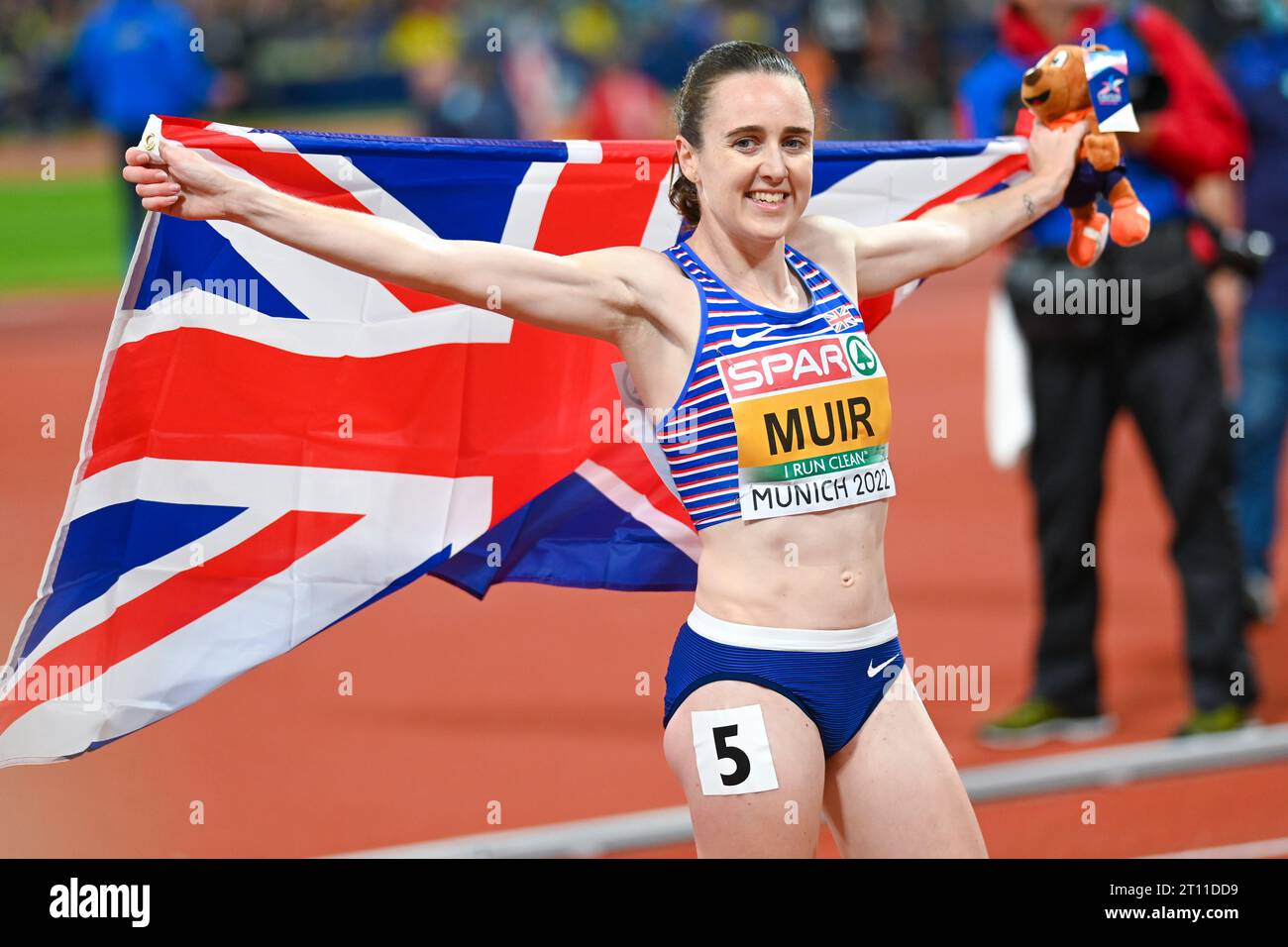 Laura Muir (Great Britain). Gold Medal, 1500m. European Championships ...