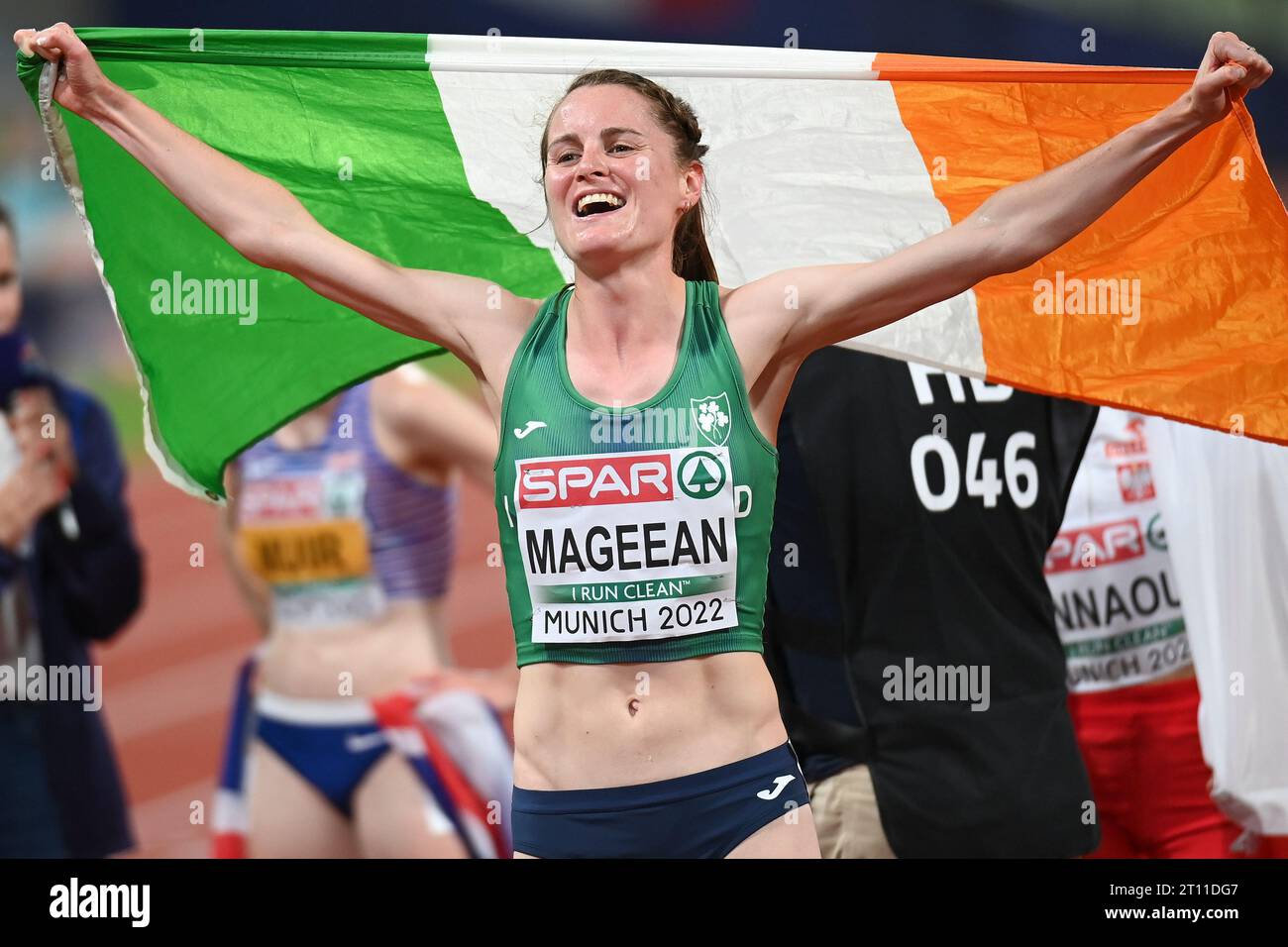 Ciara Mageean (Ireland, Silver Medal). 1500m. European Championships ...
