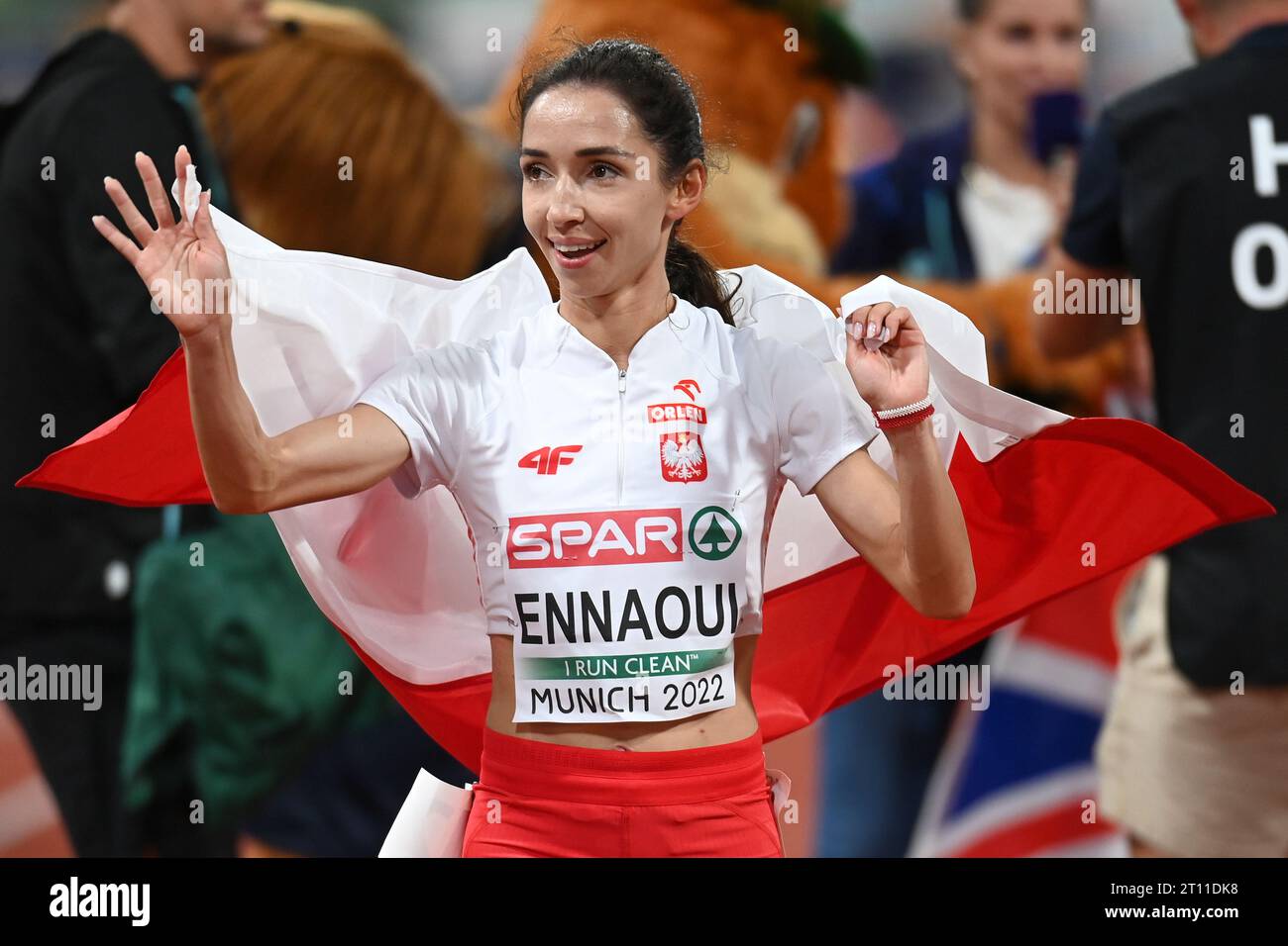 Sofia Ennaoui (Poland, Bronze medal), 1500m. European Championships ...