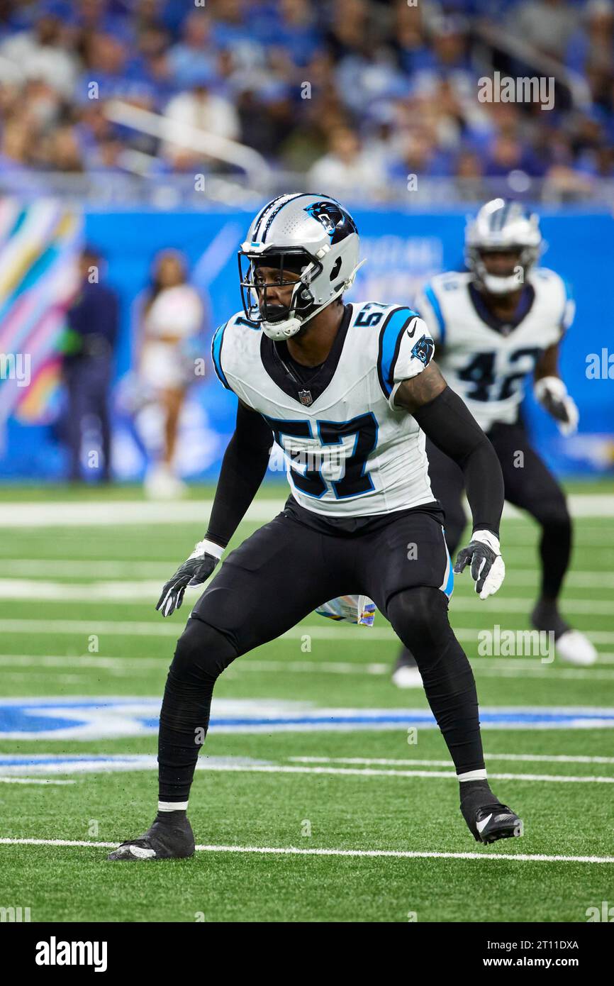 Carolina Panthers linebacker Chandler Wooten (57) pursues a play on ...