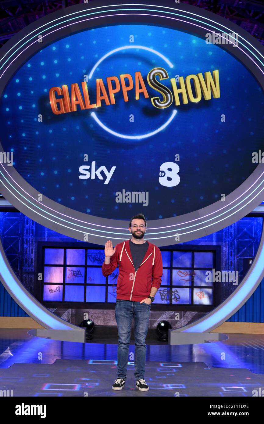 Milan, Italy. 10th Oct, 2023. Milan, Photocall TV broadcast Gialappa ...