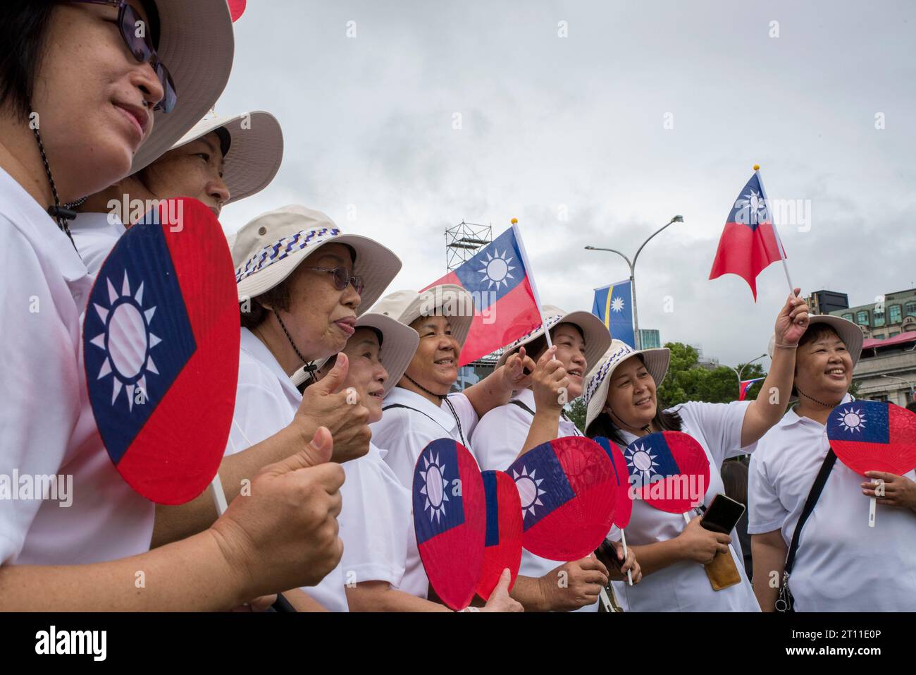 Taipei, Taiwan. 10th Oct, 2023. Taiwanese celebrate Taiwan National Day ...