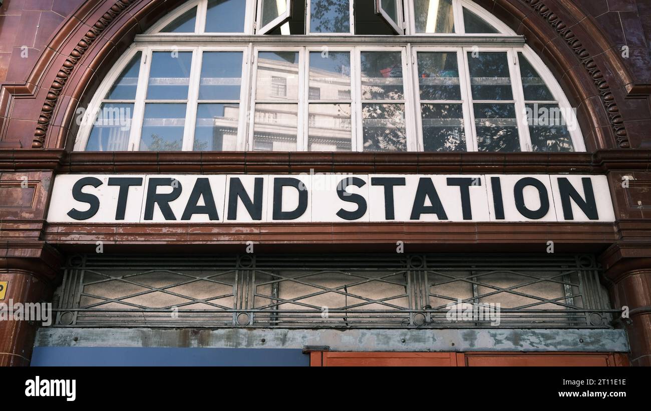 Abandoned underground london strand hi-res stock photography and images ...