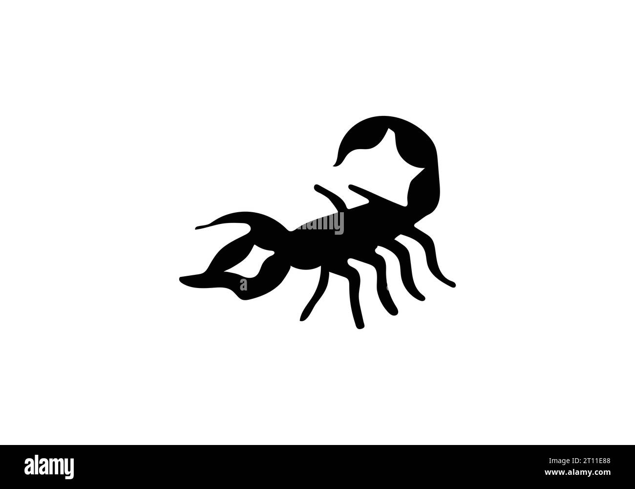 Amazing minimal style Arizona Bark Scorpion icon illustration design ...