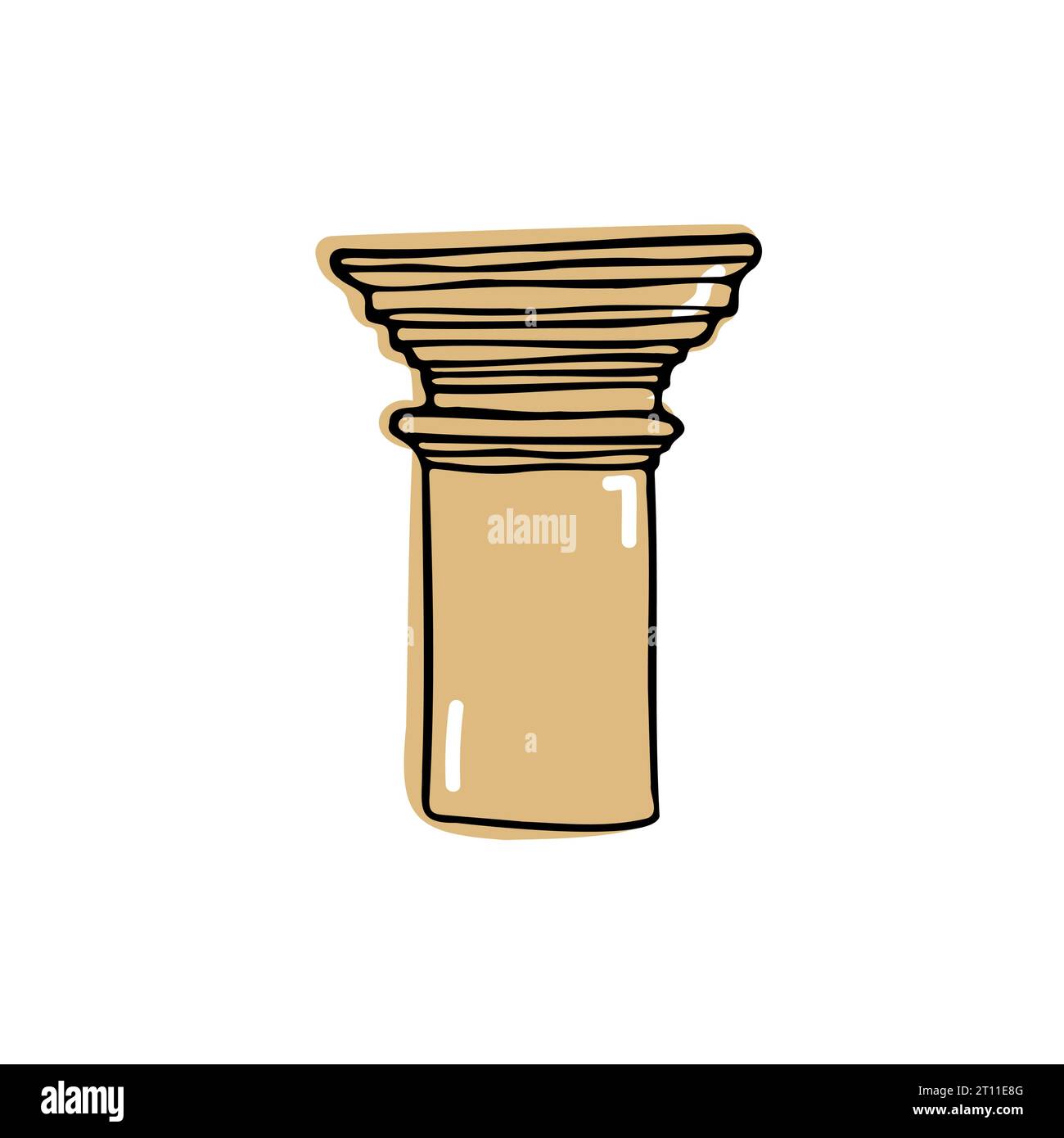 Column yellow Cut Out Stock Images & Pictures - Alamy