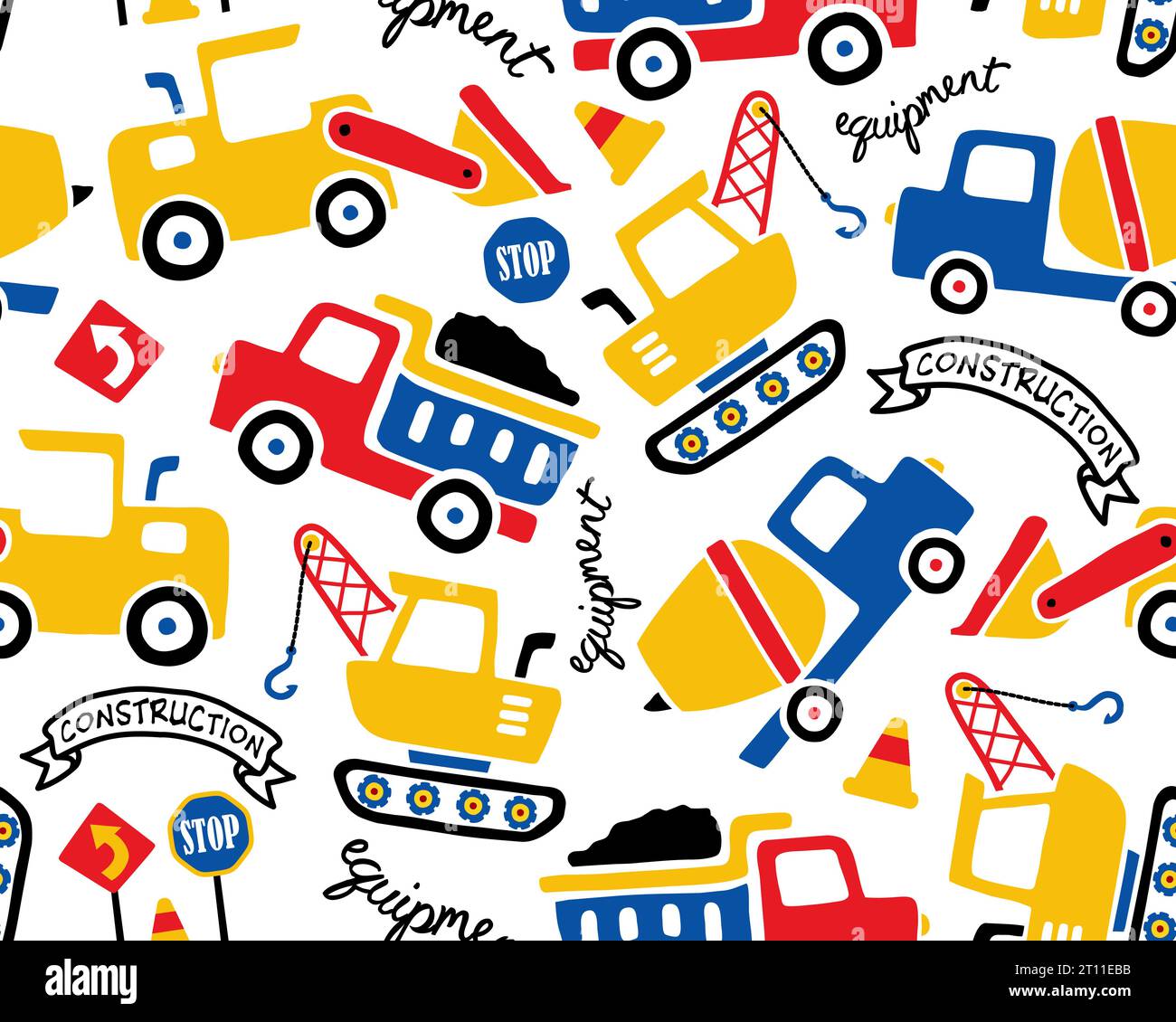 Cartoon character pattern hi-res stock photography and images - Alamy