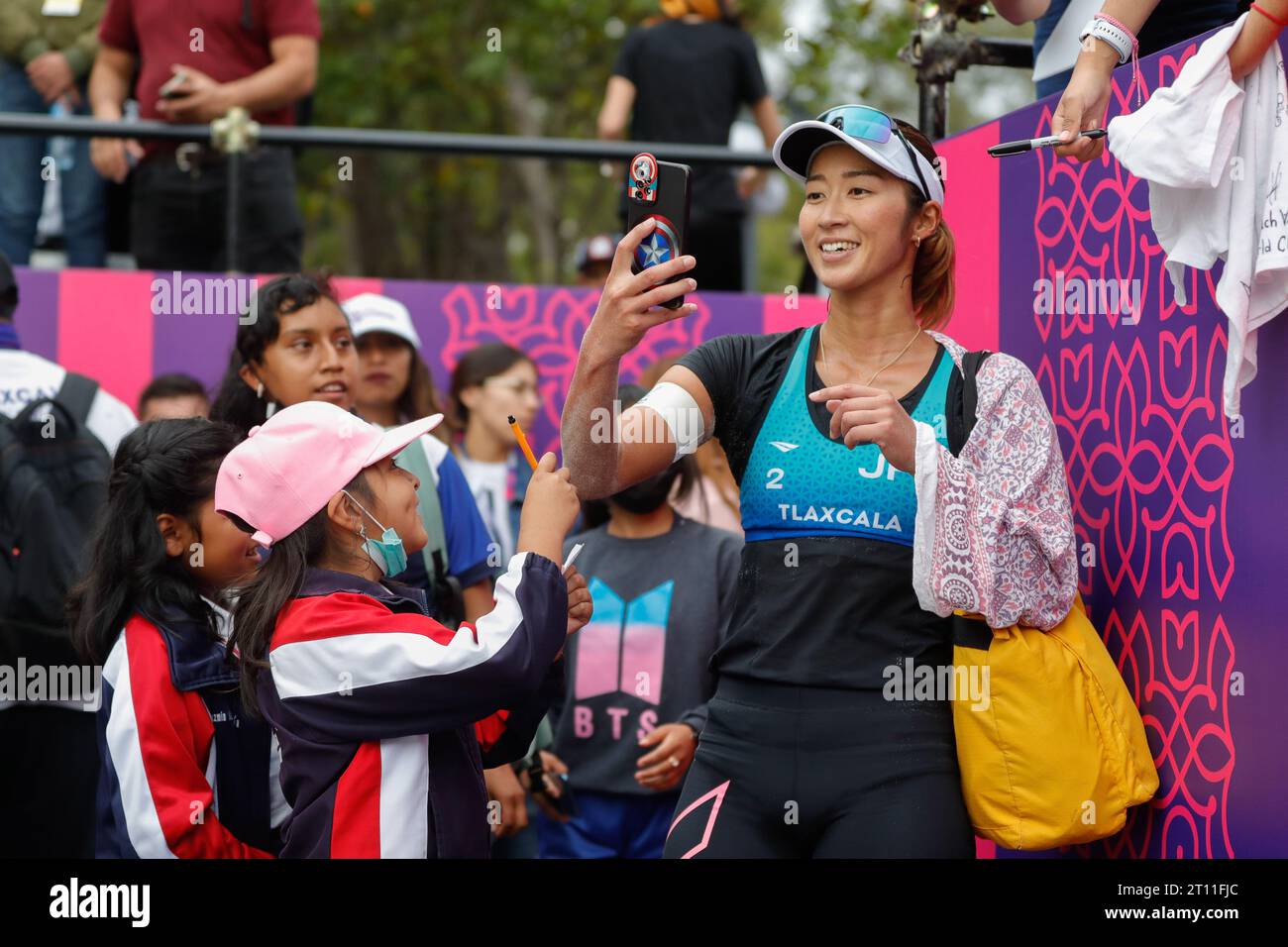 October 6, 2023, Tlaxcala, Mexico: Sayaka Mizoe of team Japan takes a ...