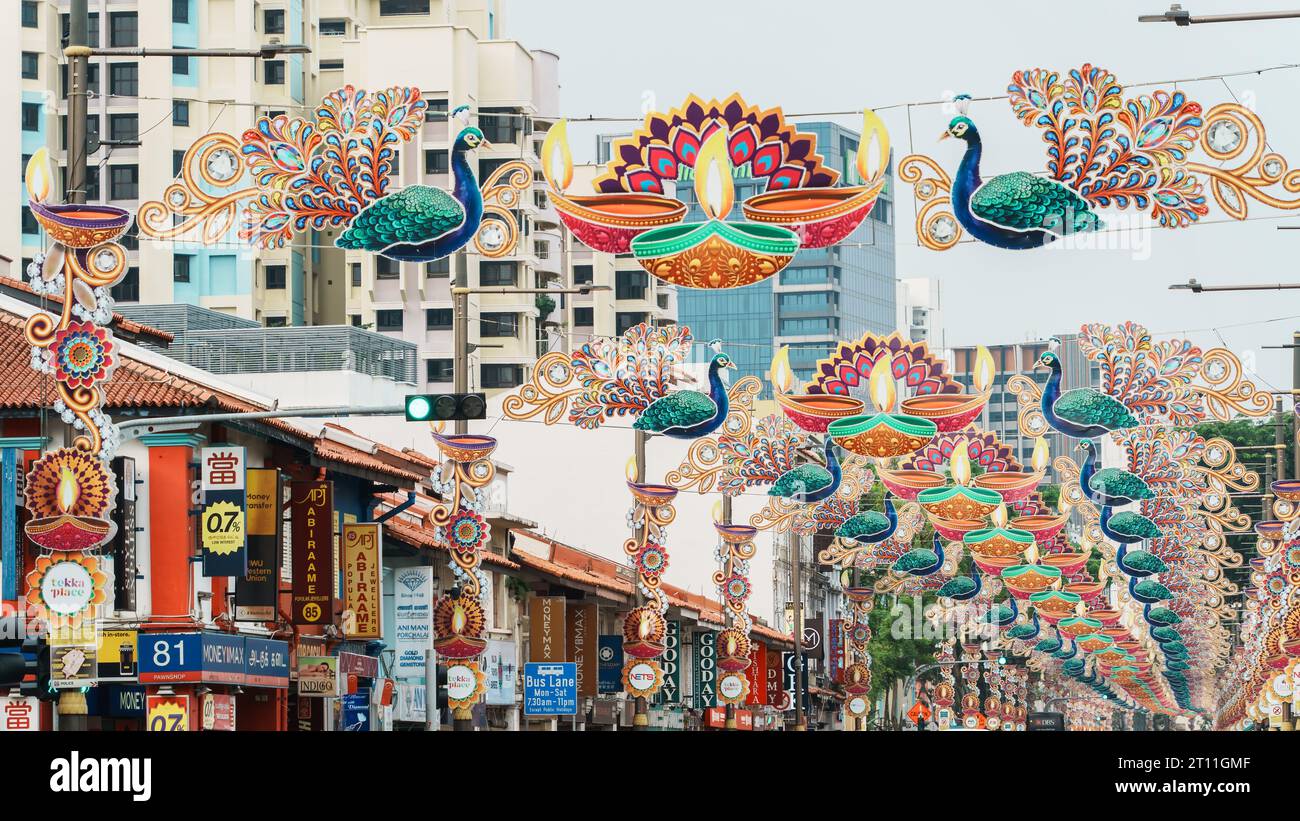 The Little India Soul Slaughter Festival, Diwali in Singapore Stock ...