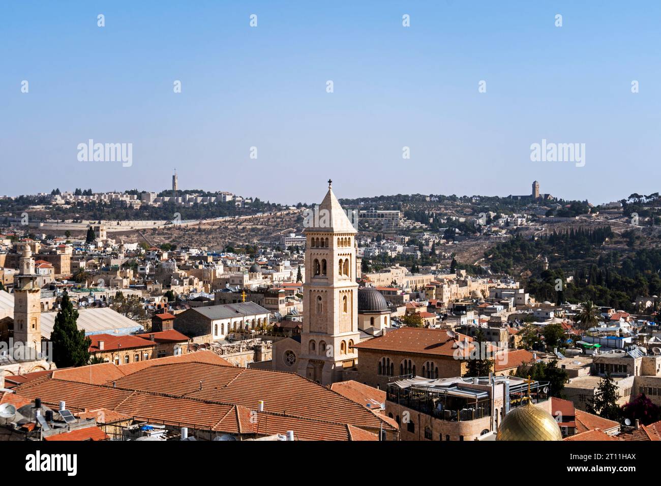 Temple mount jerusalem aerial view hi-res stock photography and images ...