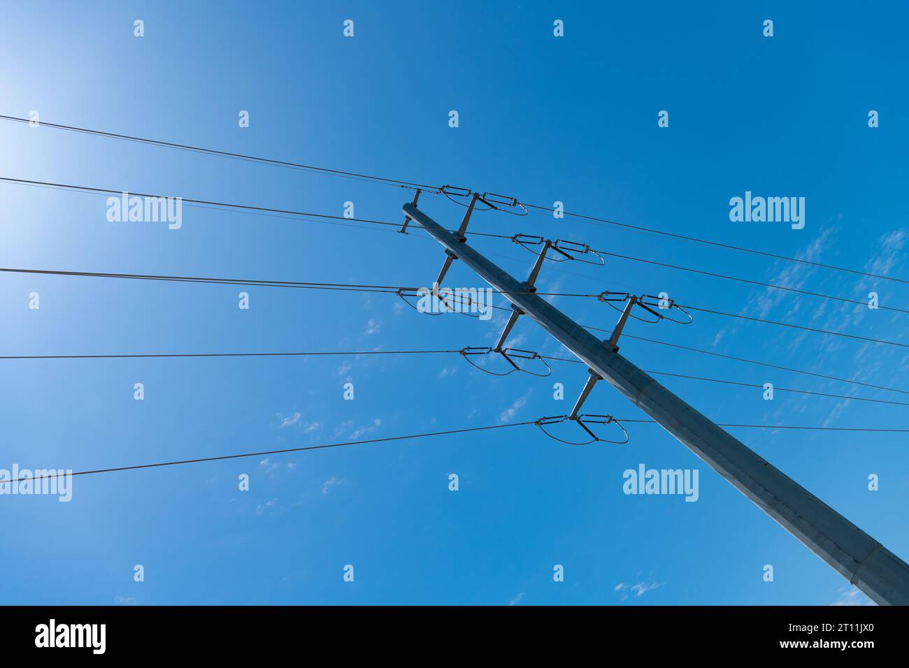 powerful substation. electricity provider. powering pylon utility ...