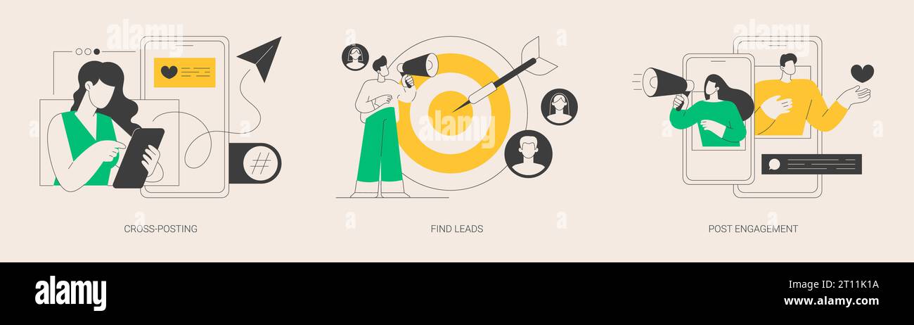 Digital marketing abstract concept vector illustrations Stock Vector ...