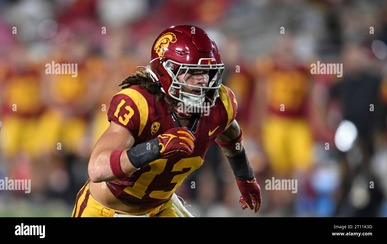 Southern California linebacker Mason Cobb (13) during an NCAA football ...
