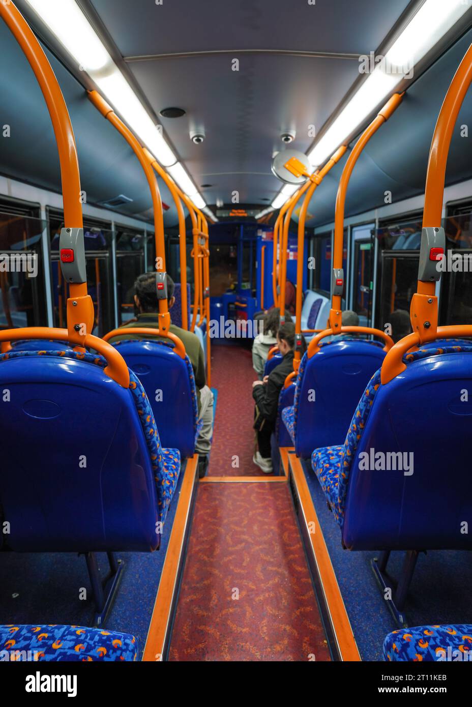 Bus back seat view hi-res stock photography and images - Alamy