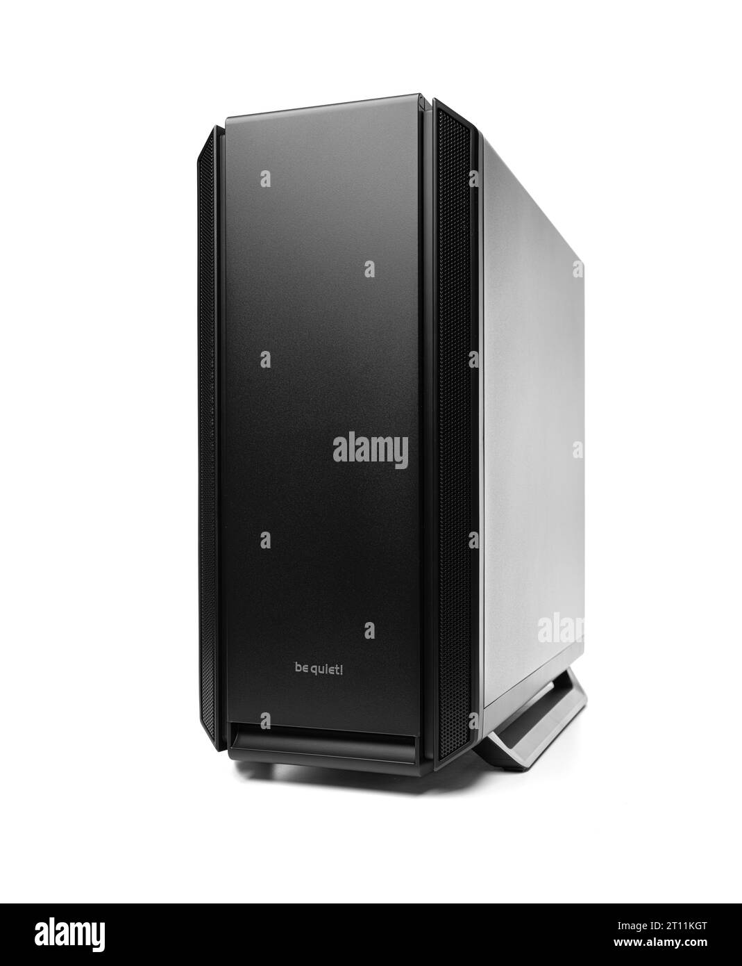 System unit case be quiet silent base 802 on white background Stock ...