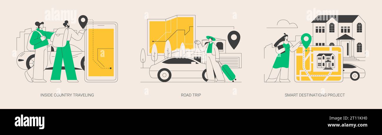 Local tourism abstract concept vector illustrations Stock Vector Image ...