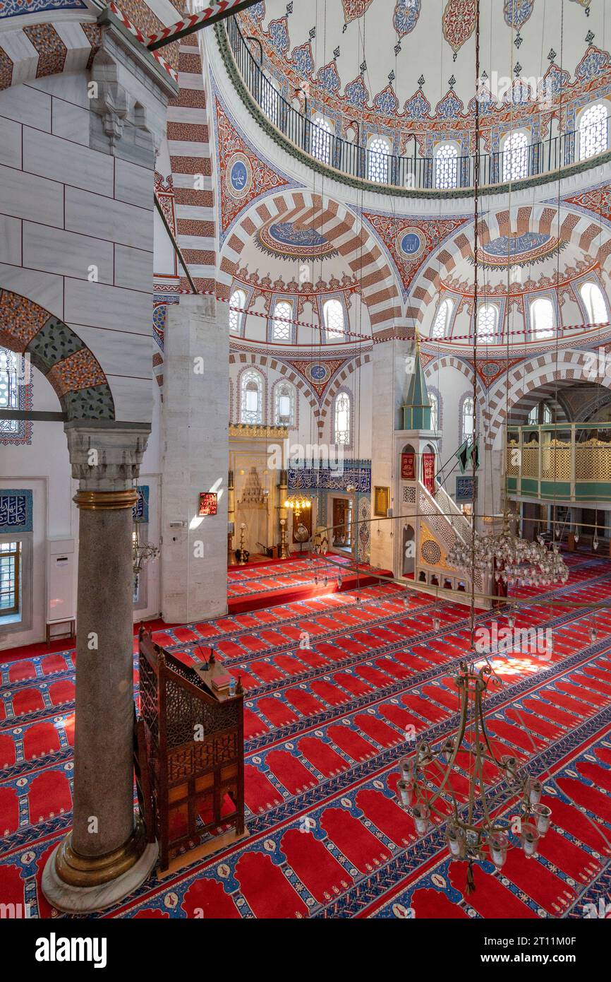Interior view of The Atik Valide Mosque,Uskudar,Istanbul,Turkey Stock ...