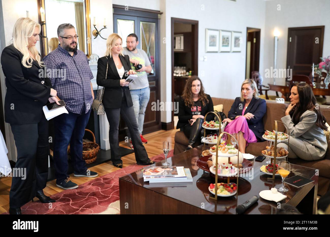 Zagreb, Croatia. 10th Oct, 2023. Pop-folk serbian singer Aleksandra ...