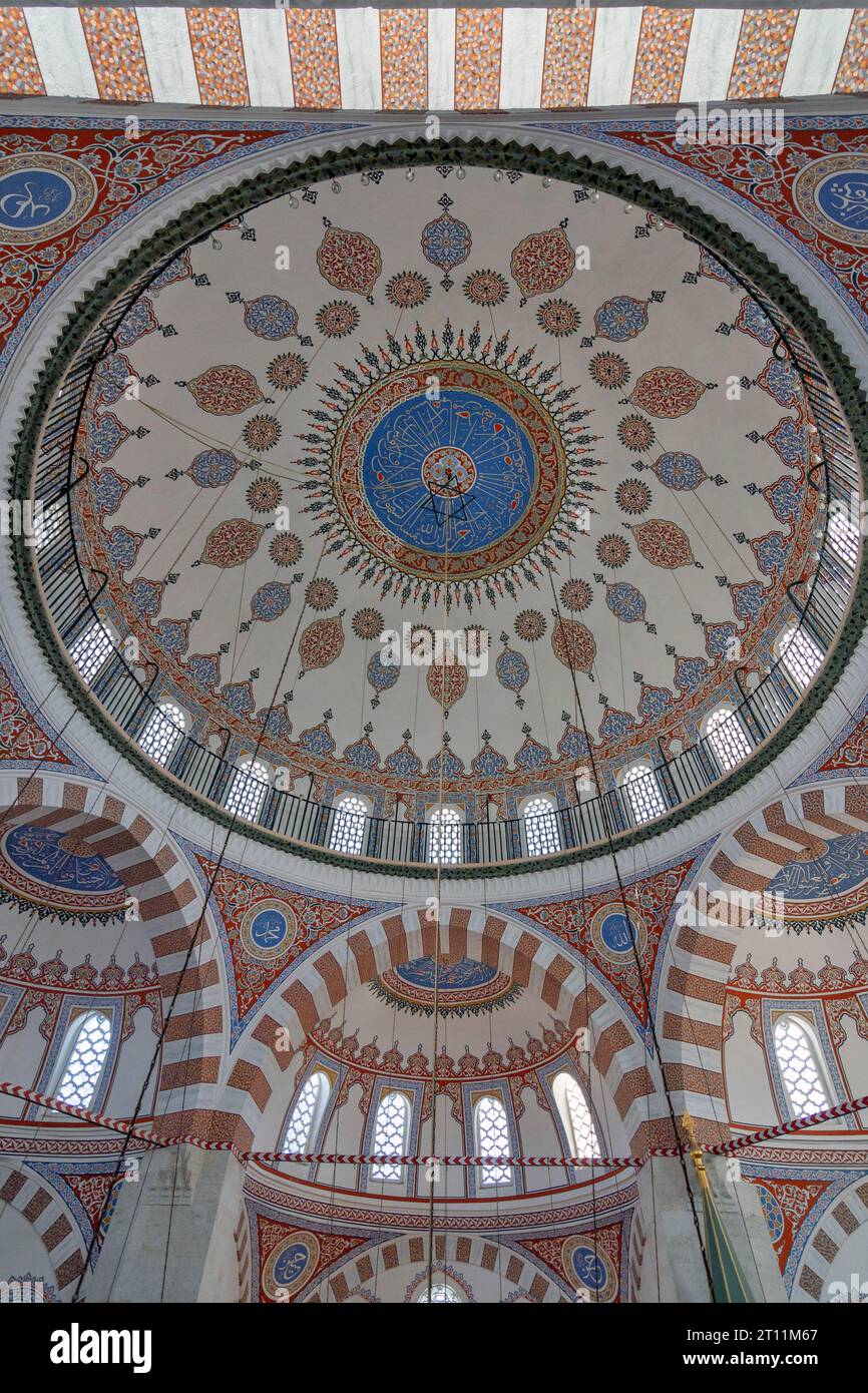 Interior view of The Atik Valide Mosque,Uskudar,Istanbul,Turkey Stock ...