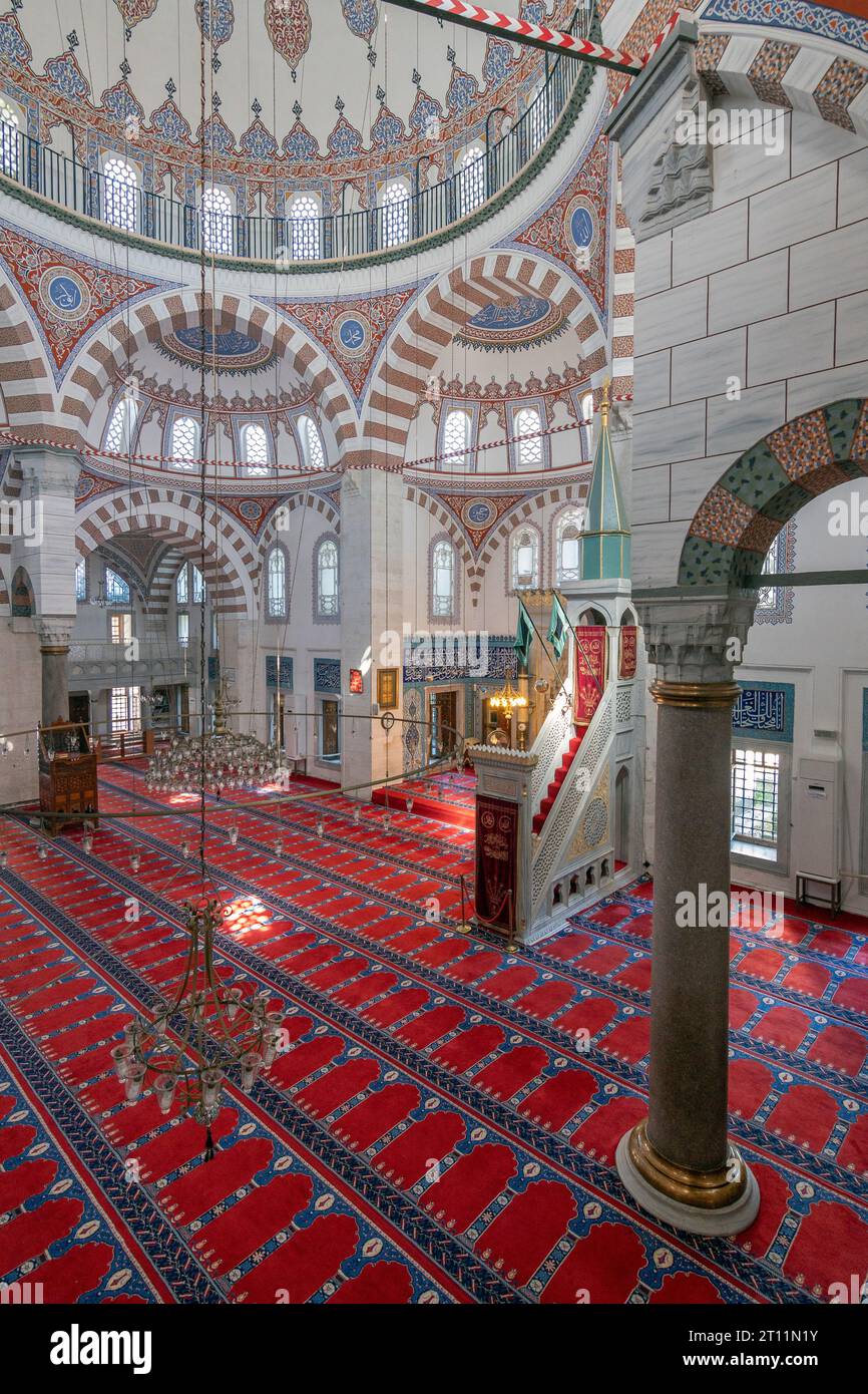 Interior view of The Atik Valide Mosque,Uskudar,Istanbul,Turkey Stock ...
