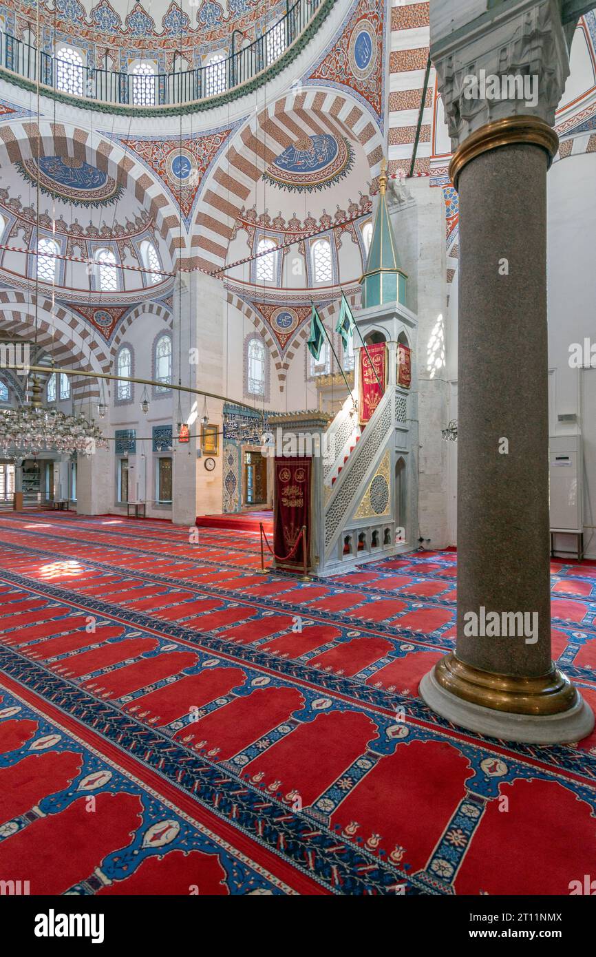 Interior view of The Atik Valide Mosque,Uskudar,Istanbul,Turkey Stock ...