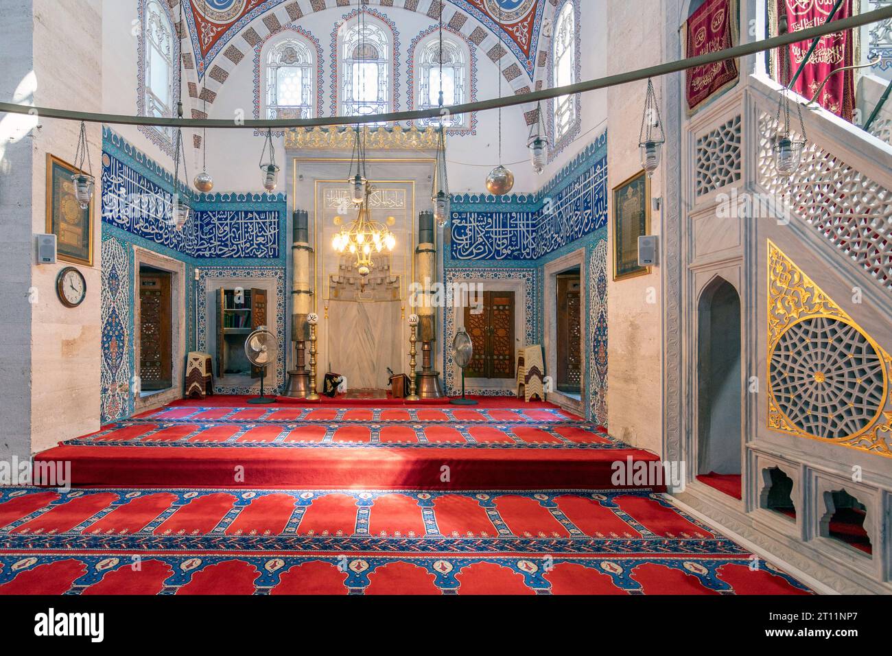 Interior view of The Atik Valide Mosque,Uskudar,Istanbul,Turkey Stock ...