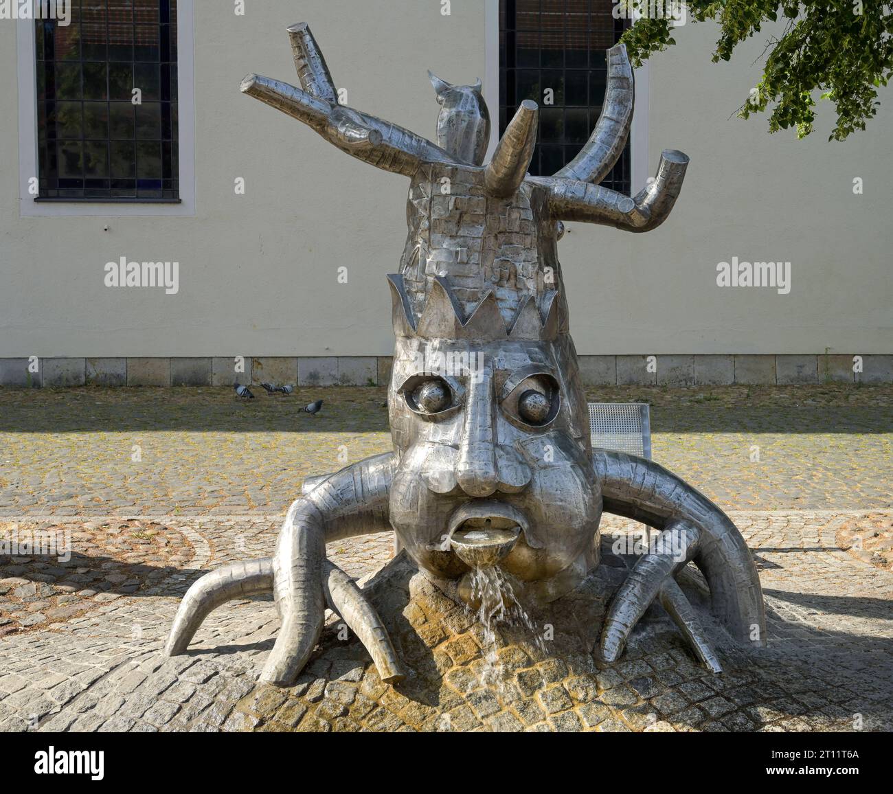 Sagenhafter Brunnen, Lübbenau, Spreewald, Brandenburg, Deutschland ...