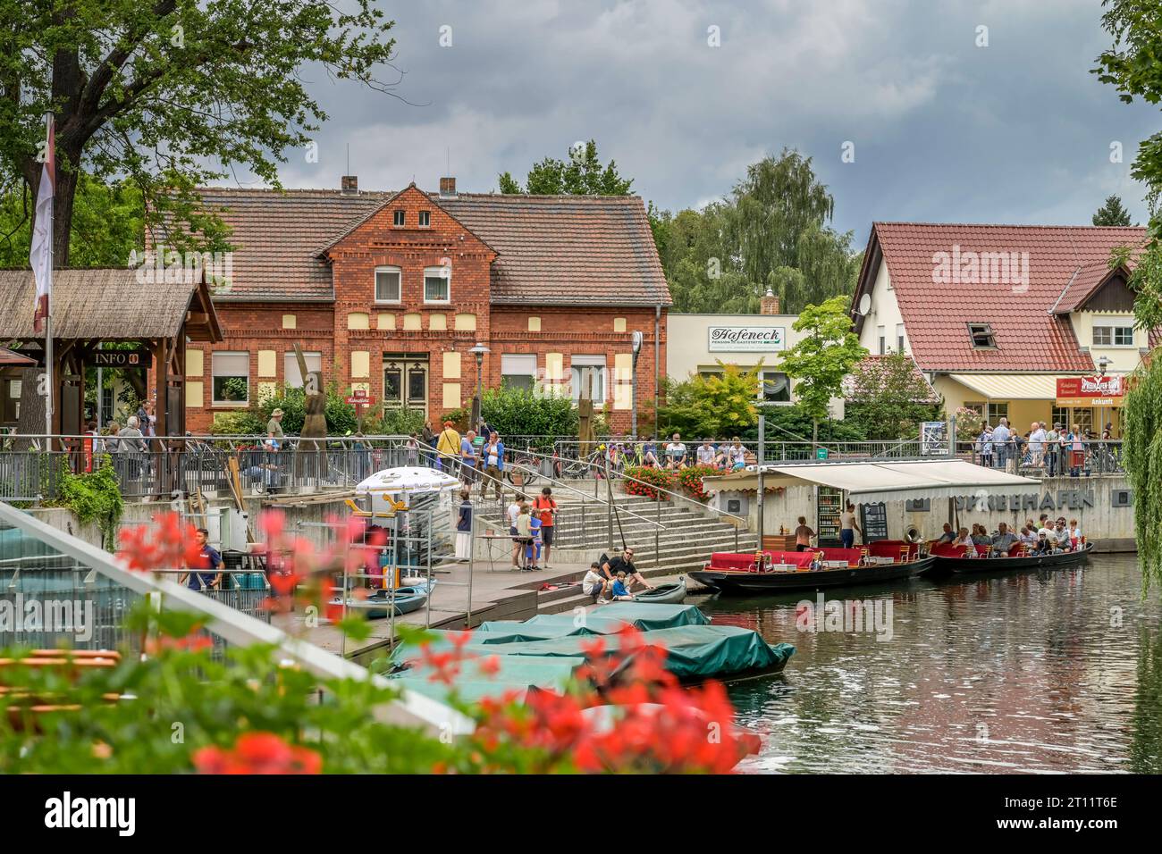 Spreehafen, Burg im Spreewald, Brandenburg, Deutschland *** Spreehafen ...