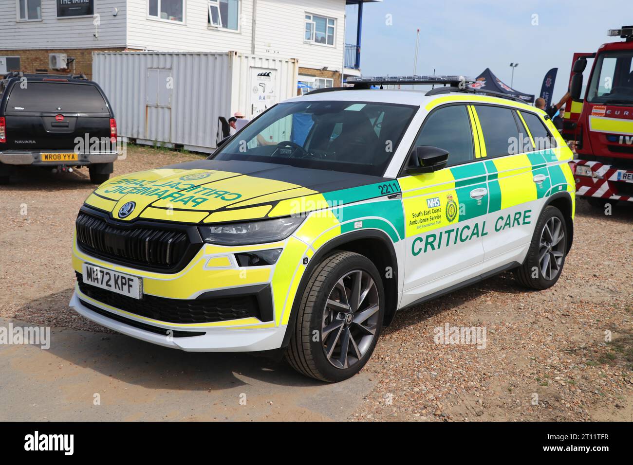 SECAMB SOUTH EAST COAST AMULANCE SERVICE CRITICAL CARE CAR Stock Photo ...