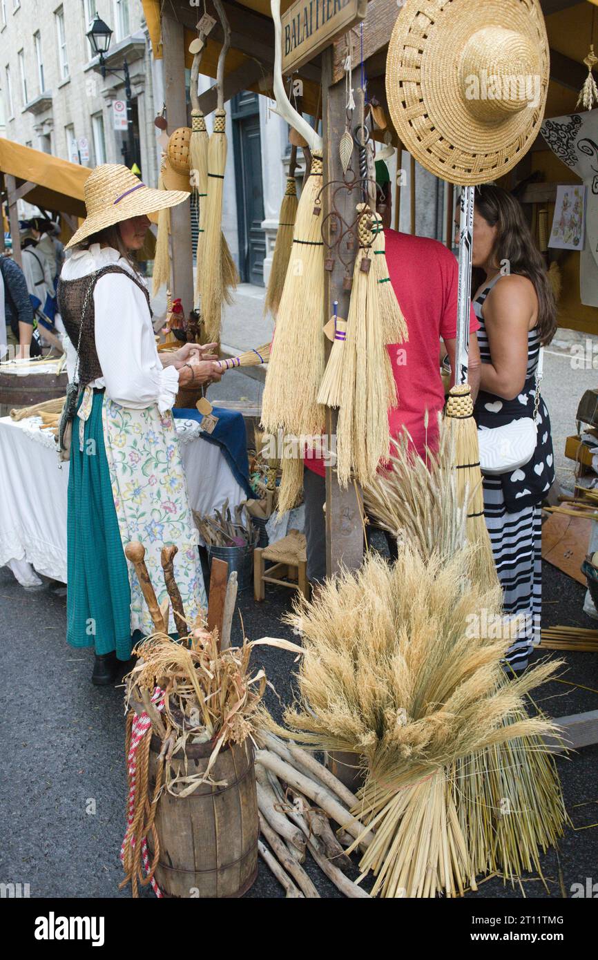 Canada, Quebec, Montreal, 18th century public market, traditional ...