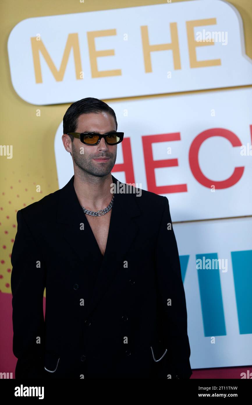 October 9, 2023, Madrid, Madrid, Spain: The Uruuguayan actor Nicolas ...