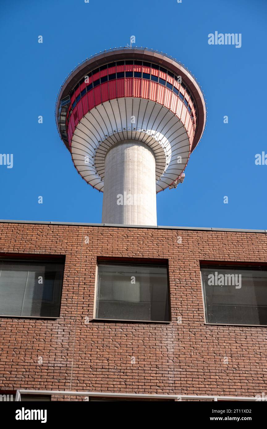 Calgary, Alberta - October 9, 2023: View of the Calgary Tower in ...