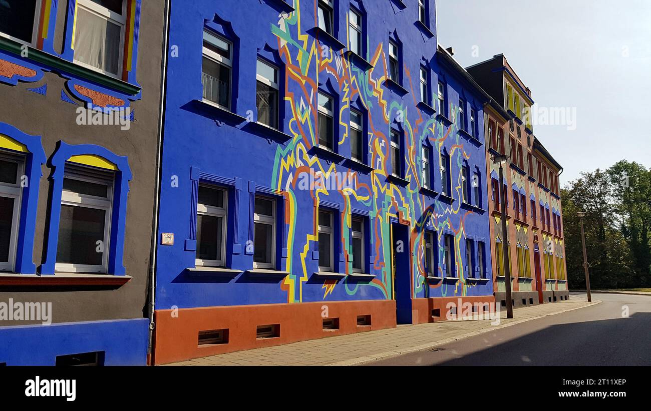 Expressionist facade design from 1921 on the Lightning-House at Otto ...