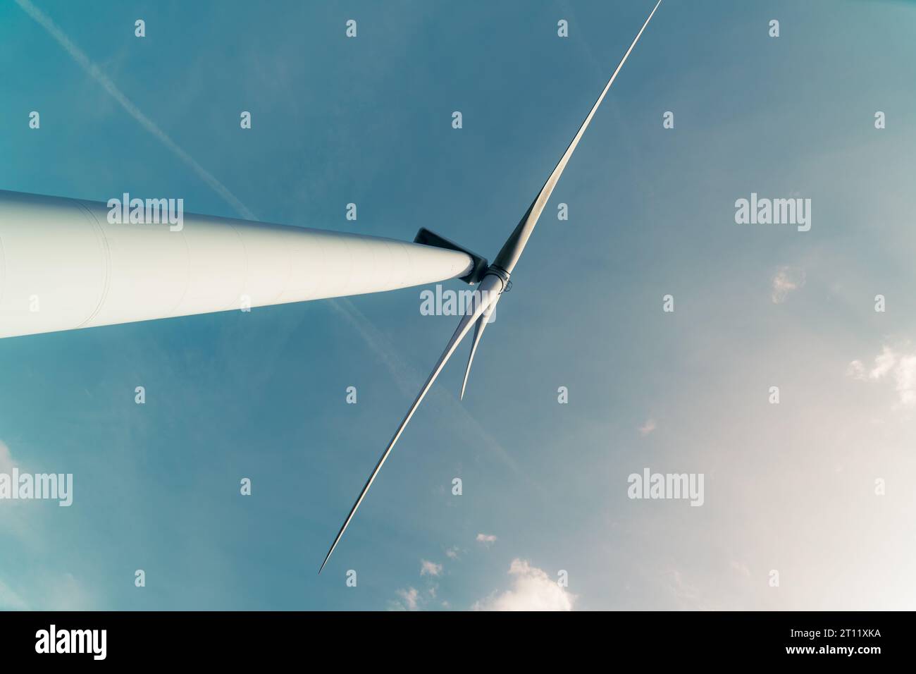 Scout Moor wind farm electric energy producing turbines Stock Photo - Alamy