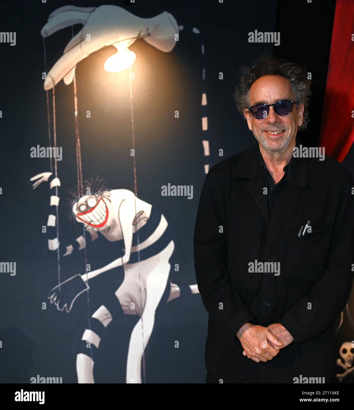 Turin, . 10th Oct, 2023. Turin, Italy Tim Burton presents the ...