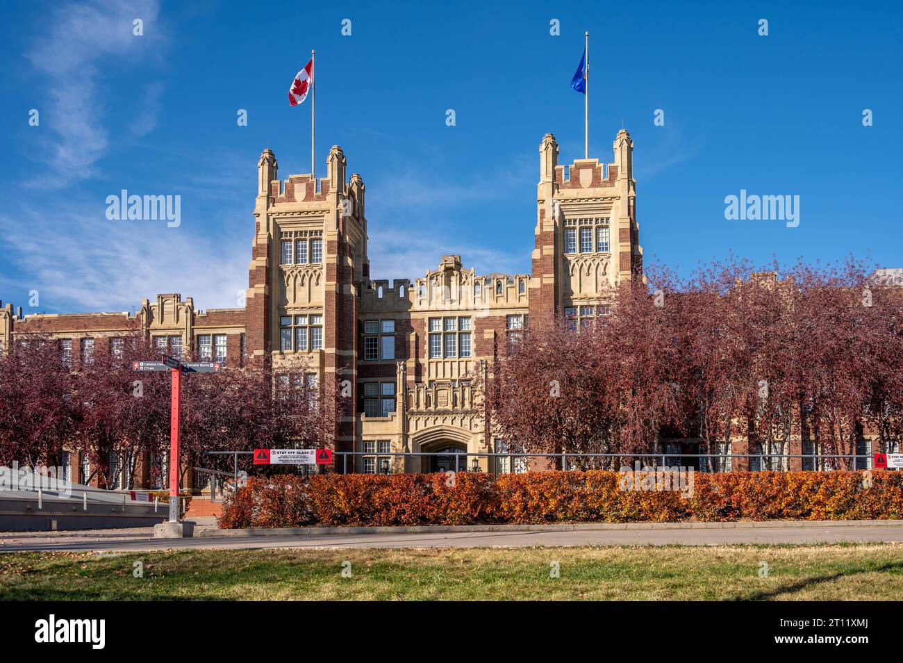 Calgary, Alberta - October 9, 2023: Buildings on the SAIT campus in ...