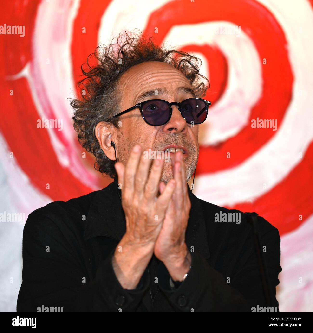 Turin, . 10th Oct, 2023. Turin, Italy Tim Burton presents the ...