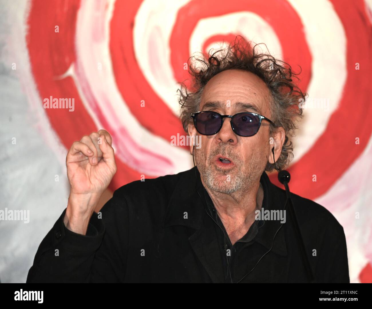 Turin, . 10th Oct, 2023. Turin, Italy Tim Burton presents the ...
