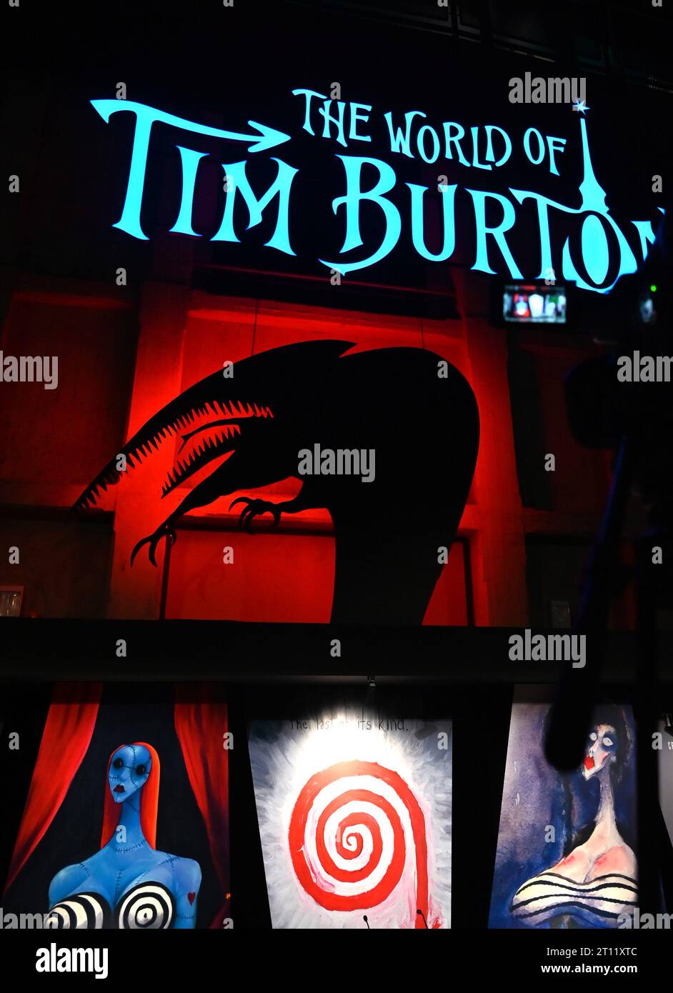 Turin, . 10th Oct, 2023. Turin, Italy Tim Burton presents the ...