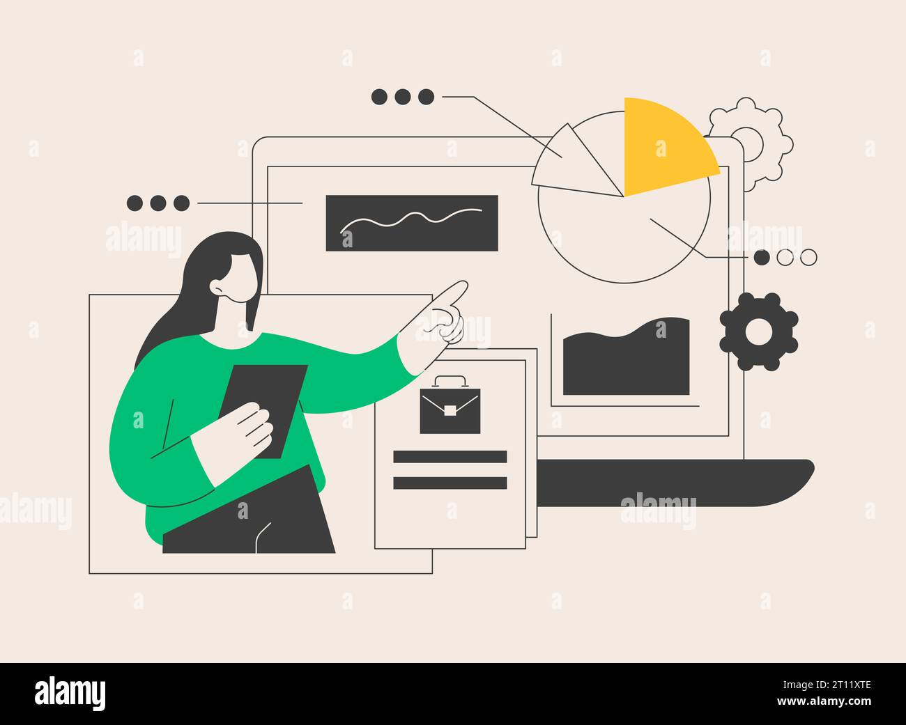 Competitive analysis abstract concept vector illustration Stock Vector ...