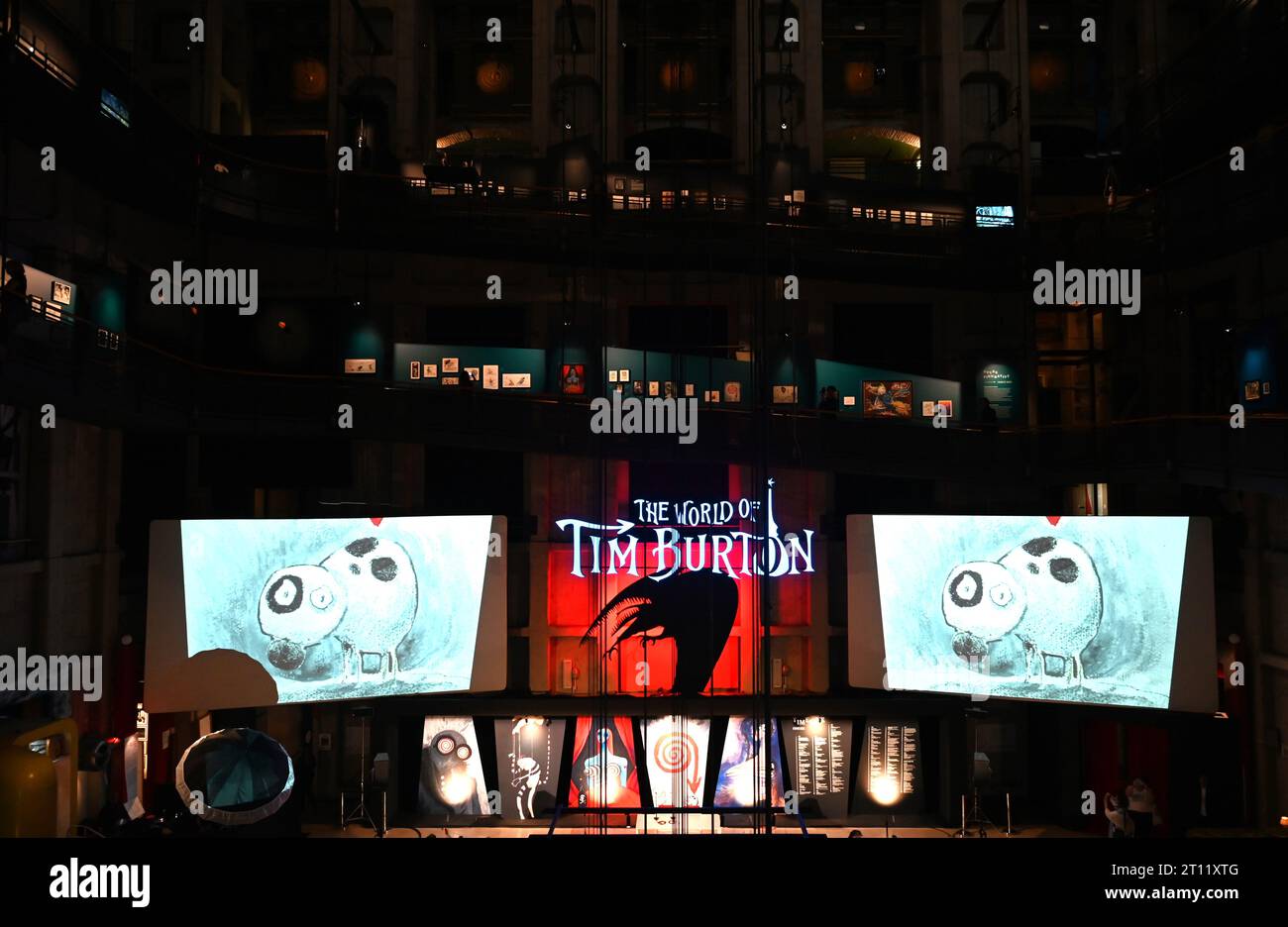 Turin, . 10th Oct, 2023. Turin, Italy Tim Burton presents the ...
