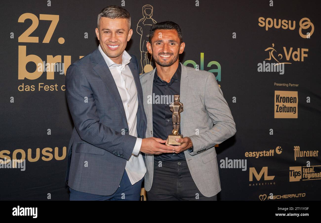 20231009 27. Bruno-Gala WIEN, OESTERREICH - 09. OKTOBER: Preistraeger in der Kategorie -Spieler ...