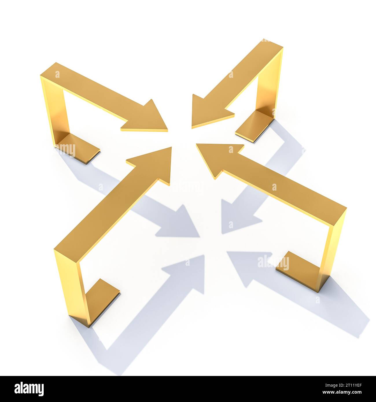 Converging Cut Out Stock Images & Pictures - Alamy