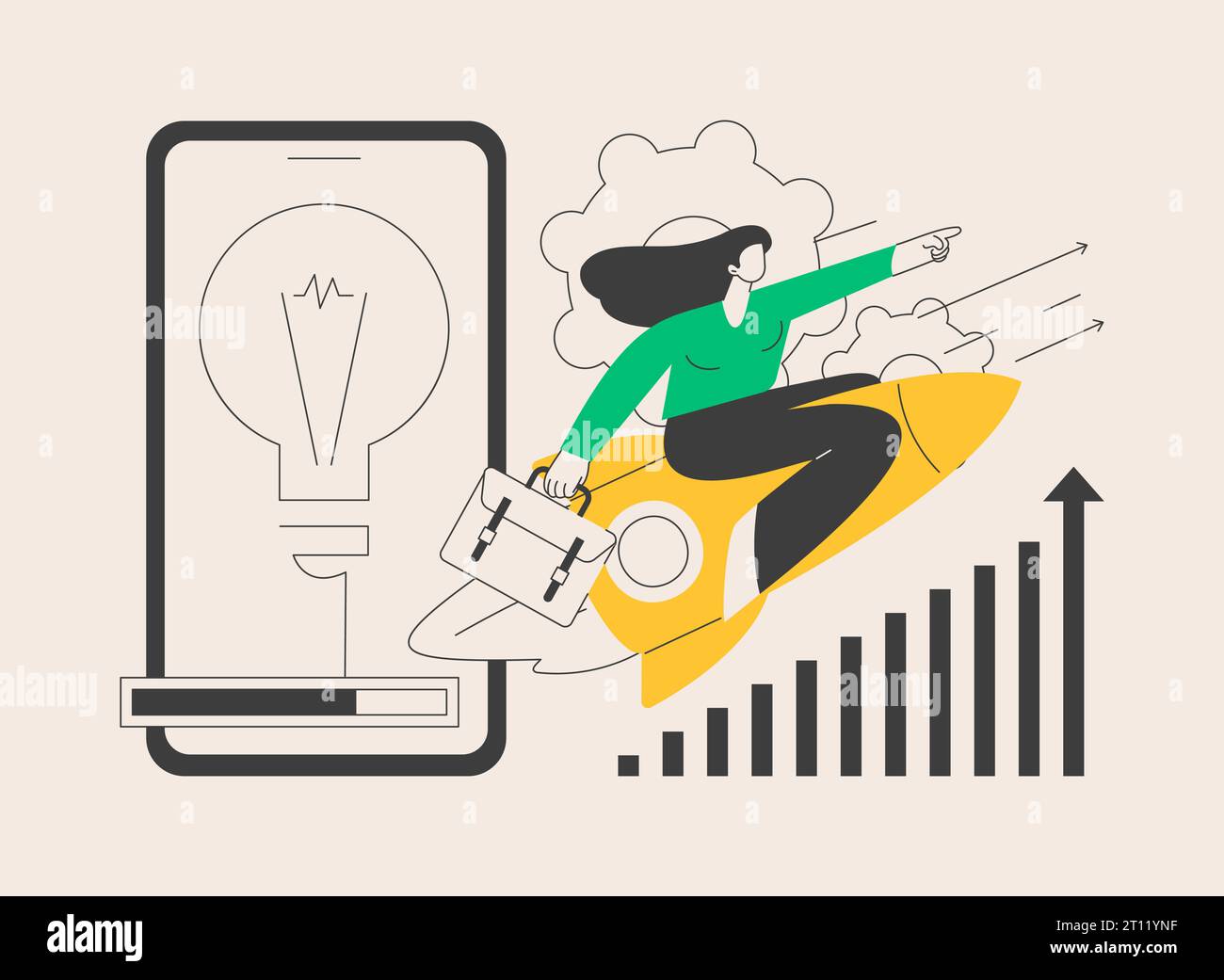 Digital strategy abstract concept vector illustration Stock Vector ...