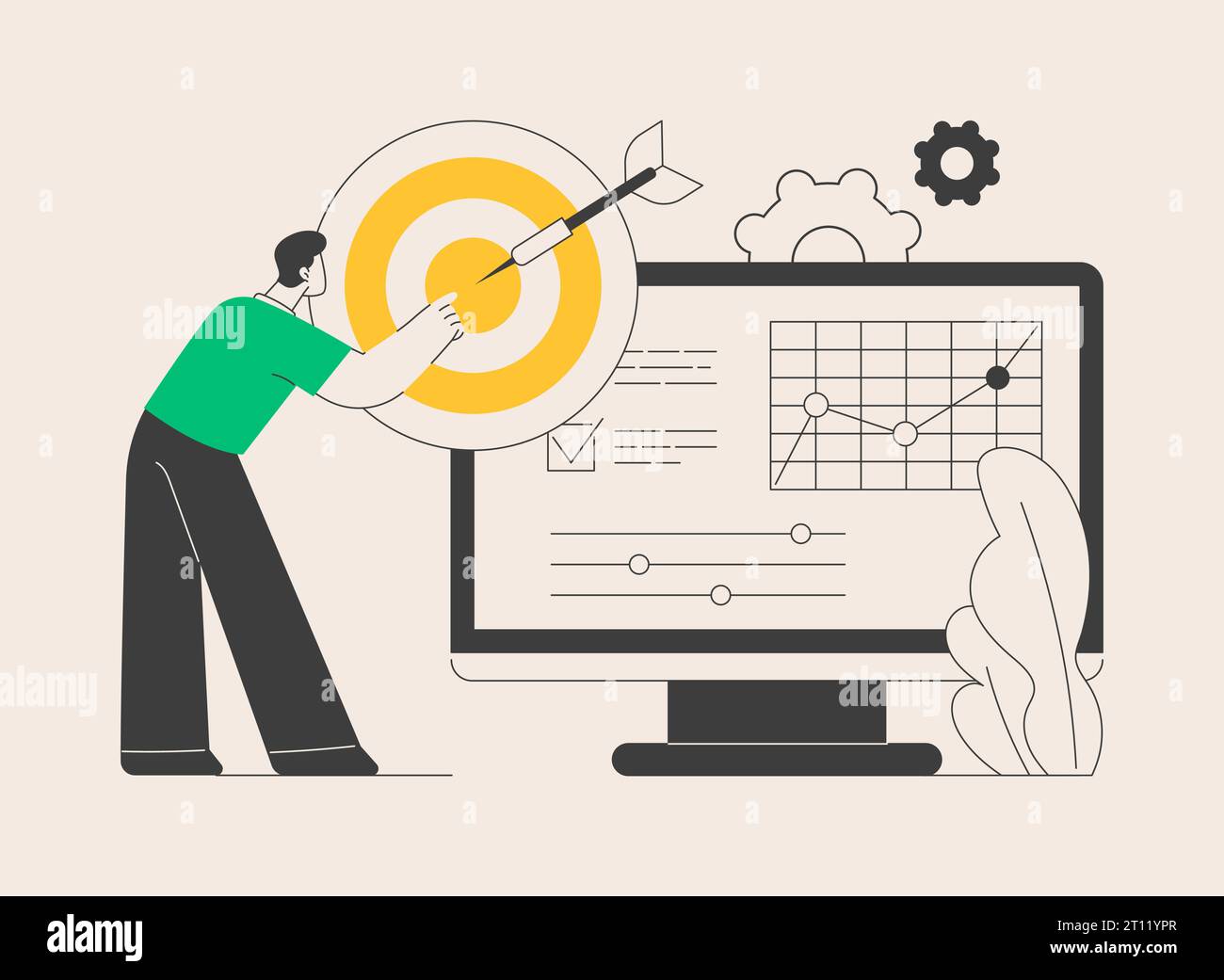 Lead scoring abstract concept vector illustration Stock Vector Image ...