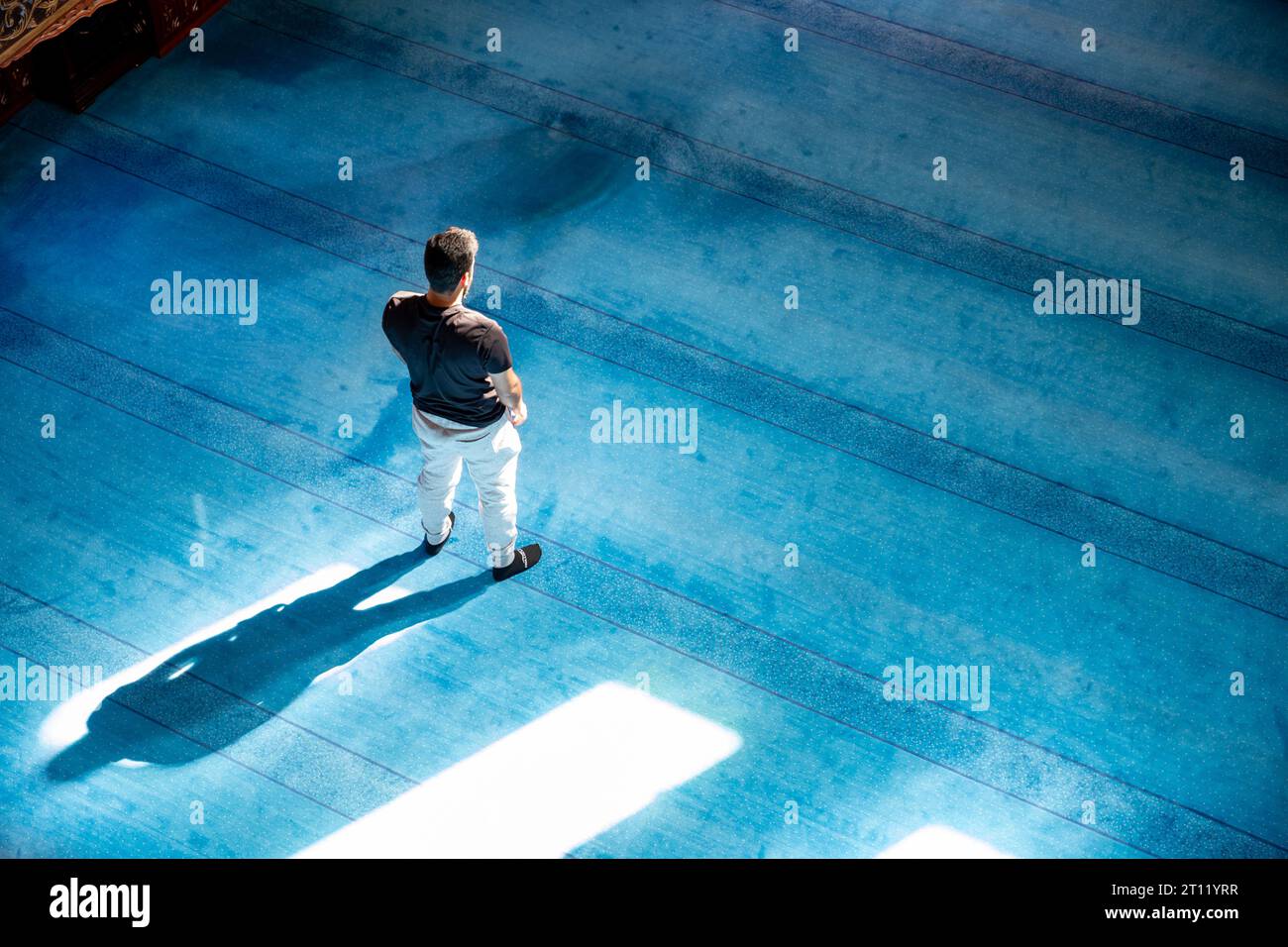 Muslim prayer position hi-res stock photography and images - Alamy