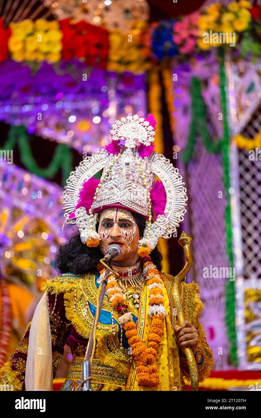 Ghaziabad, Uttar Pradesh, India - September 27 2022 : Artist playing ...