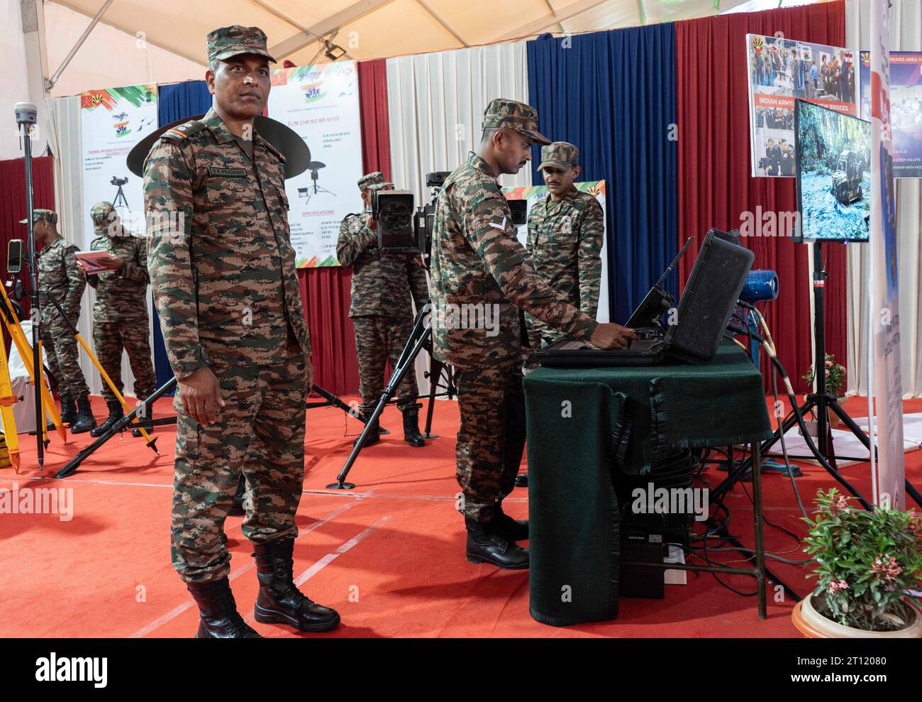 Latest communication device displayed at a stall during 'East Tech 2023 ...