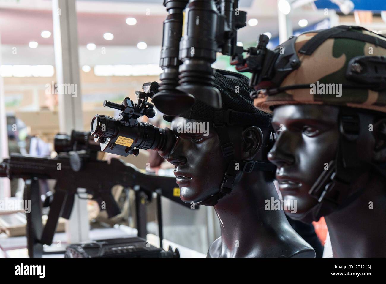 October 10, 2023: Night vision eqipments at a stall during 'East Tech ...