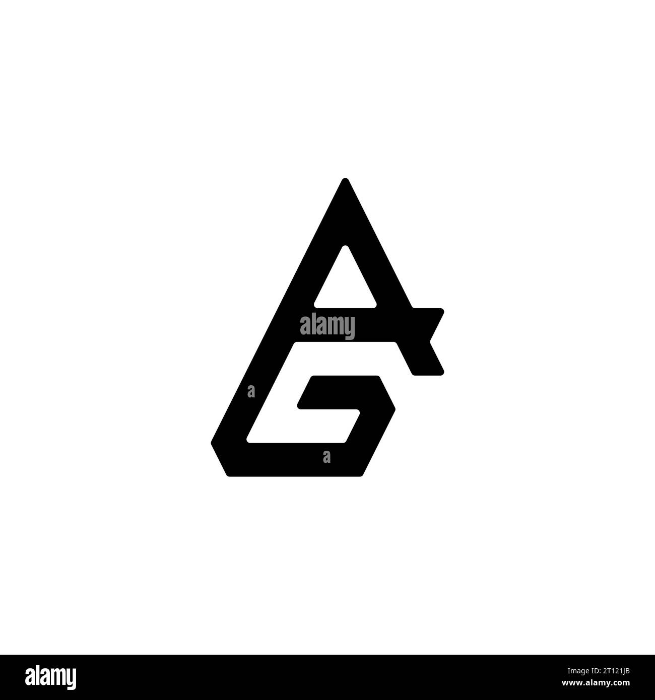 AG GA logo, GA AG monogram, initials AG GA logo, letter GA AG logo ...