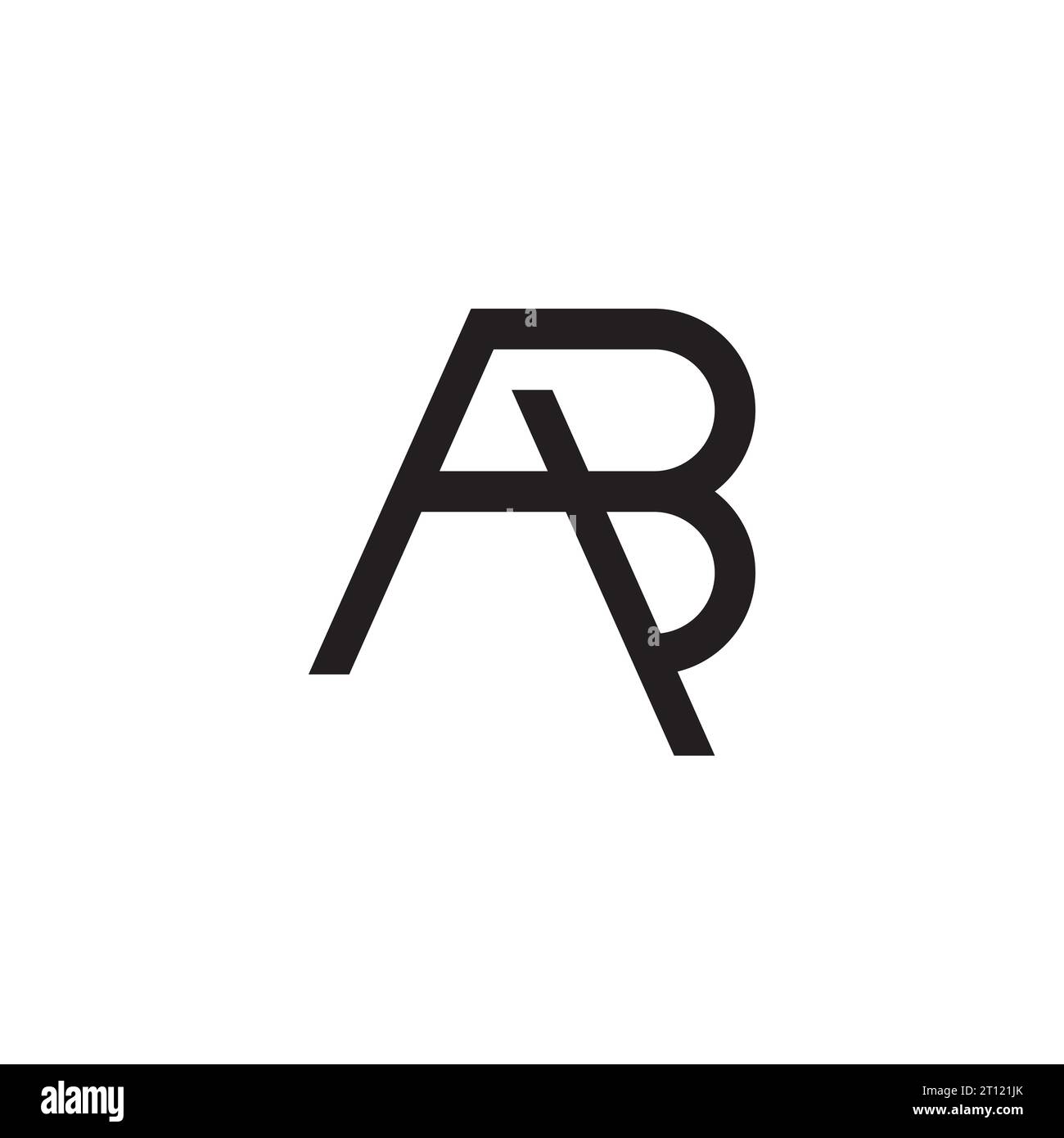 AB Logo, AB Monogram, Initial AB Logo, Letter AB Logo, Icon, Vector ...